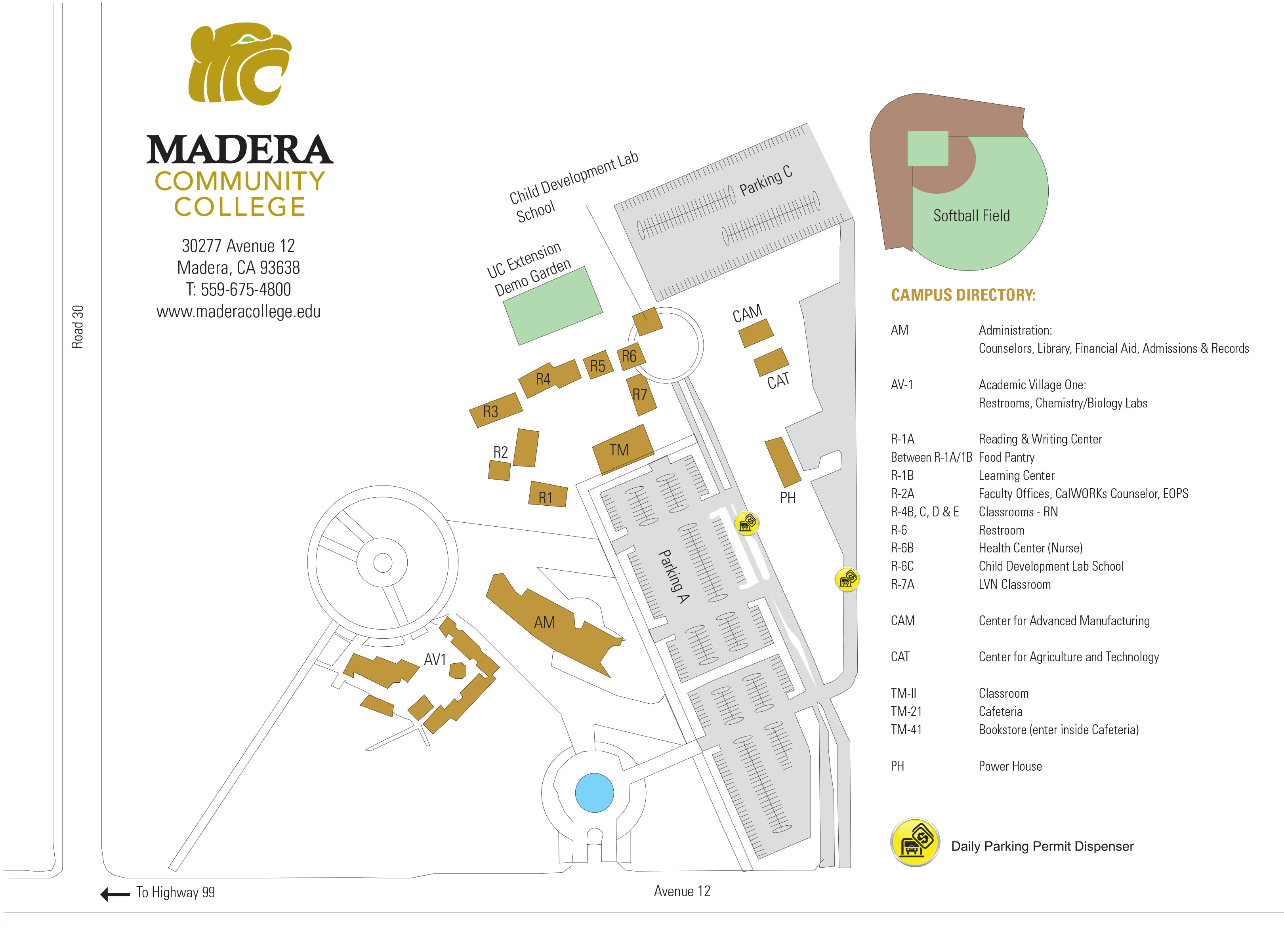 Map & Directions | Madera College